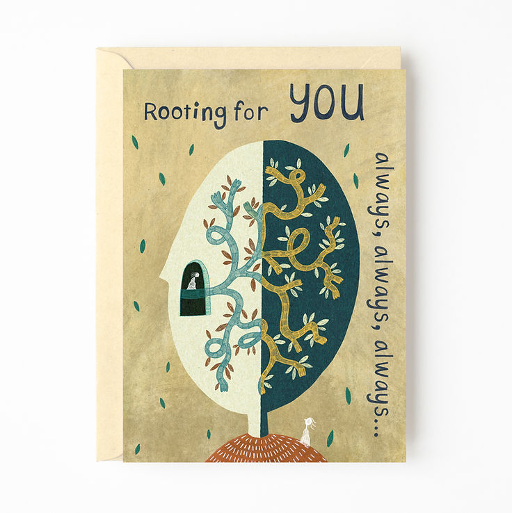 Rooting For You Card – Handmade Nottingham