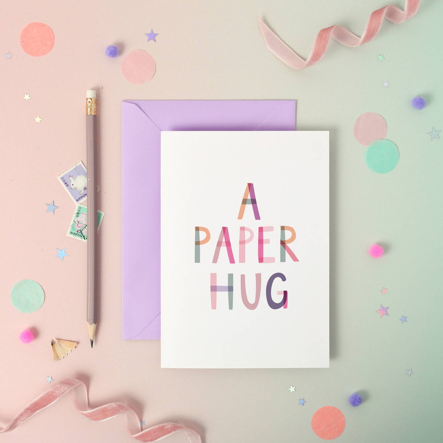 Paper Hug Card – Handmade Nottingham