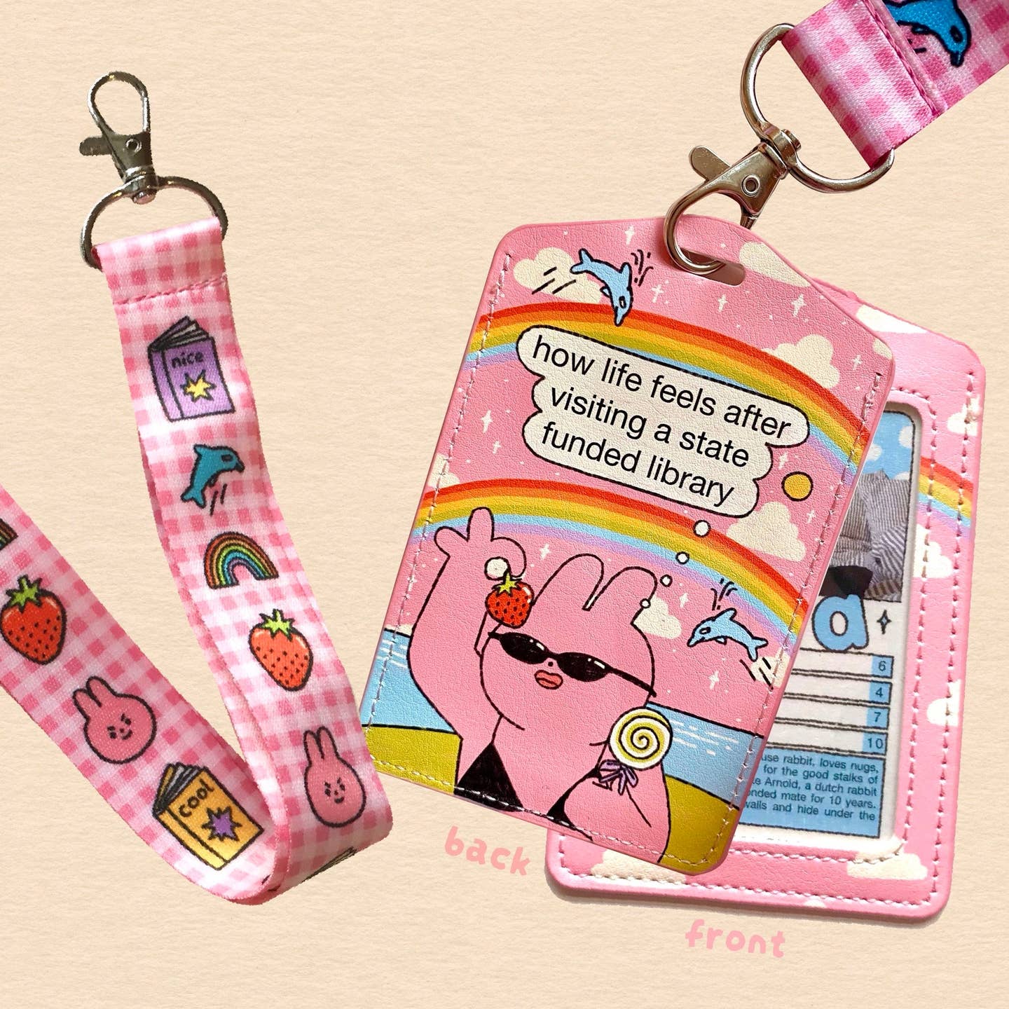 Library Lover Lanyard – Handmade Nottingham