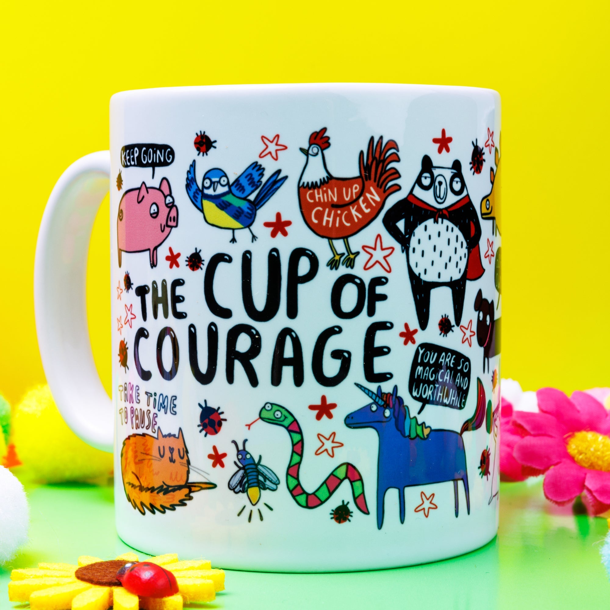 The Cup of Courage Mug – Handmade Nottingham