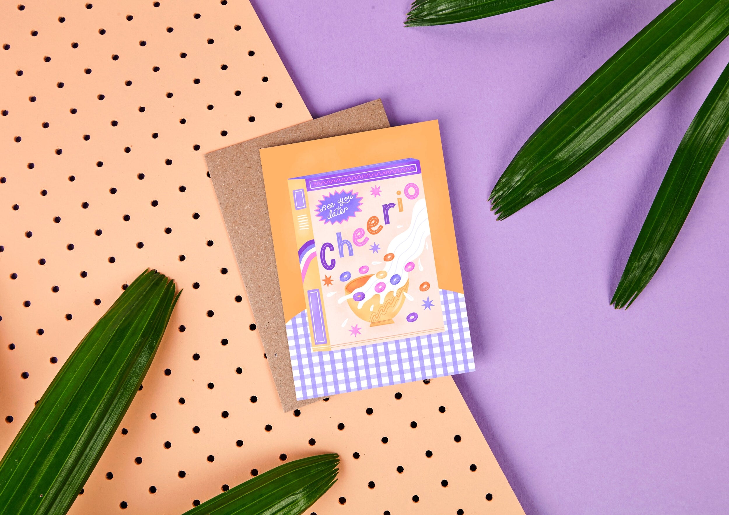 Cheerio Leaving Card – Handmade Nottingham