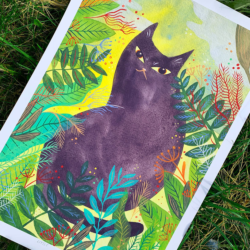 Little Black Print – Handmade Nottingham