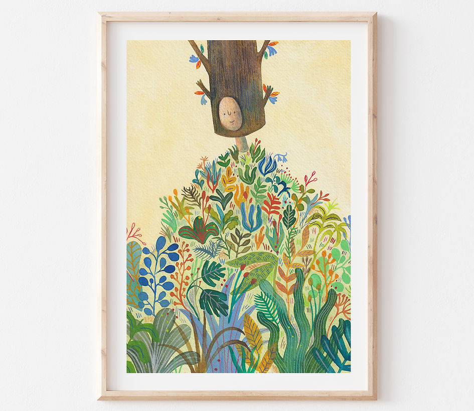 Be a Tree Print – Handmade Nottingham