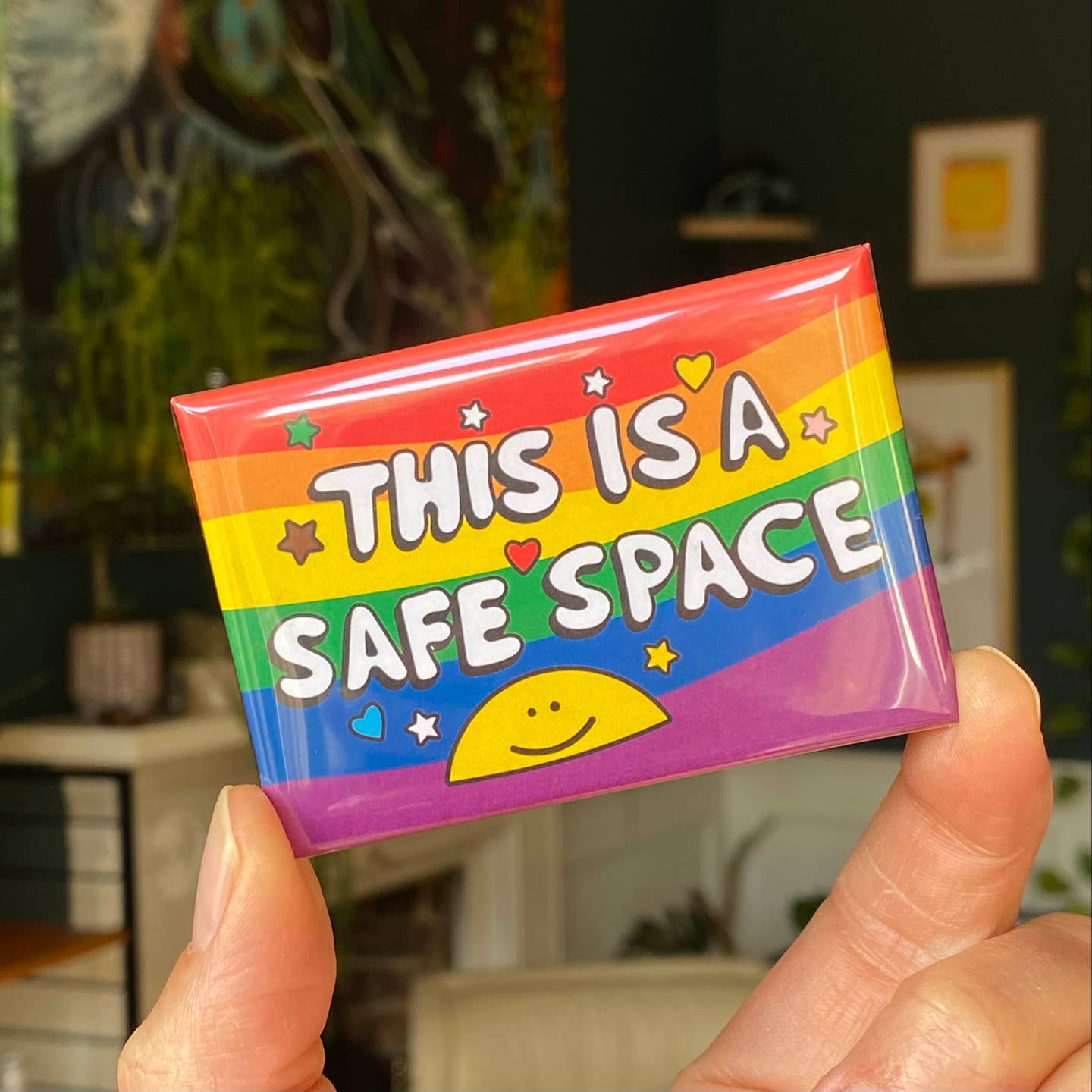 Safe Space Magnet – Handmade Nottingham