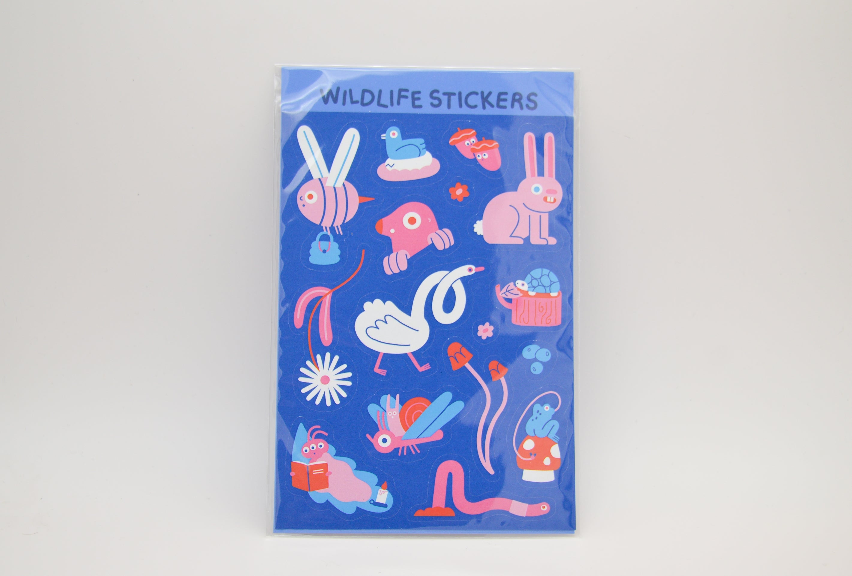 Wildlife Sticker Sheet – Handmade Nottingham