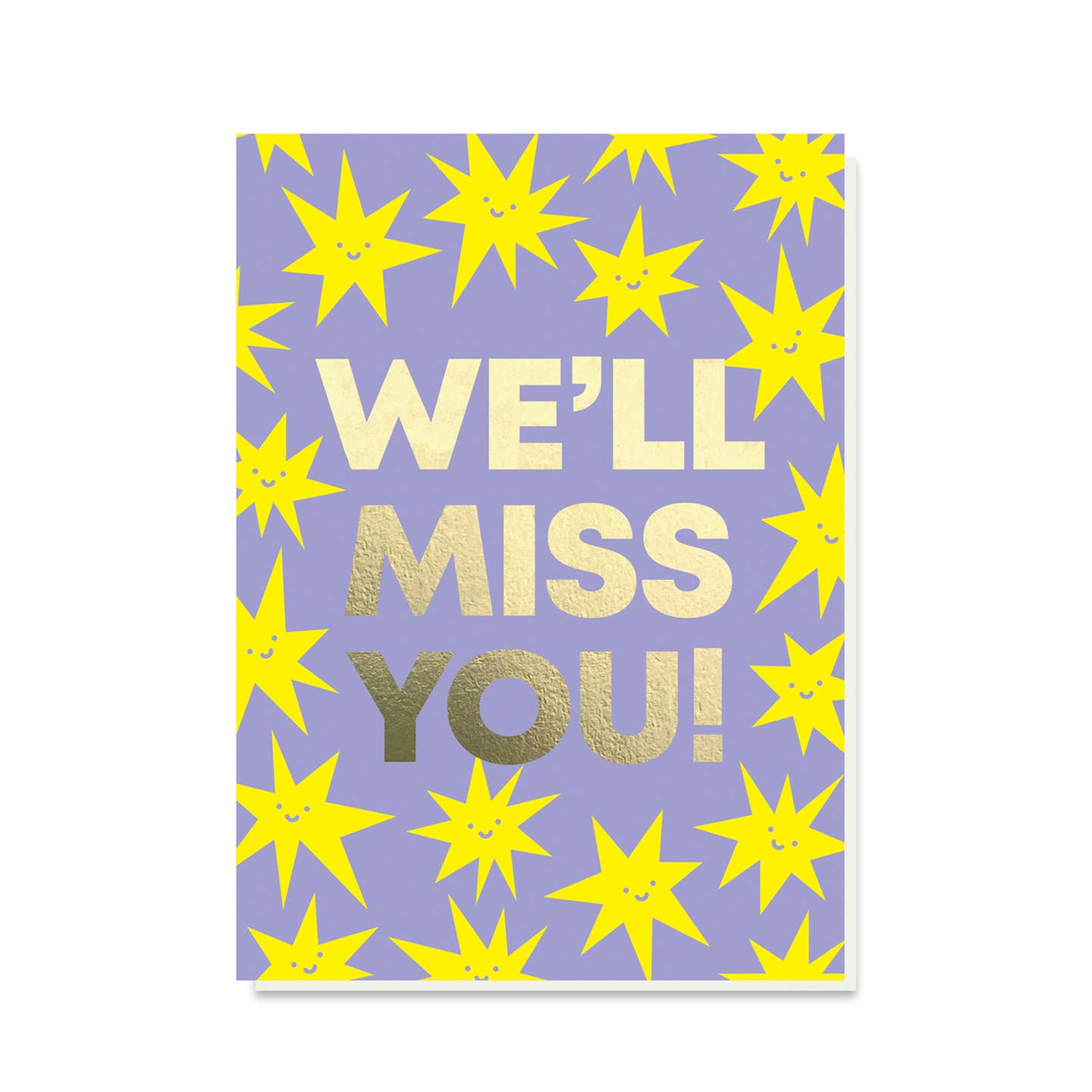 We'll Miss You Card – Handmade Nottingham