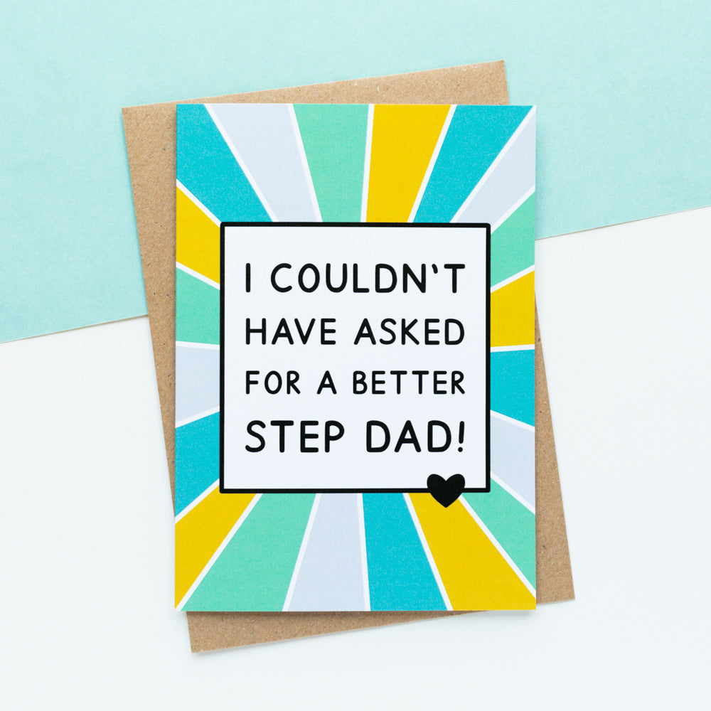 Better Step Dad Card – Handmade Nottingham