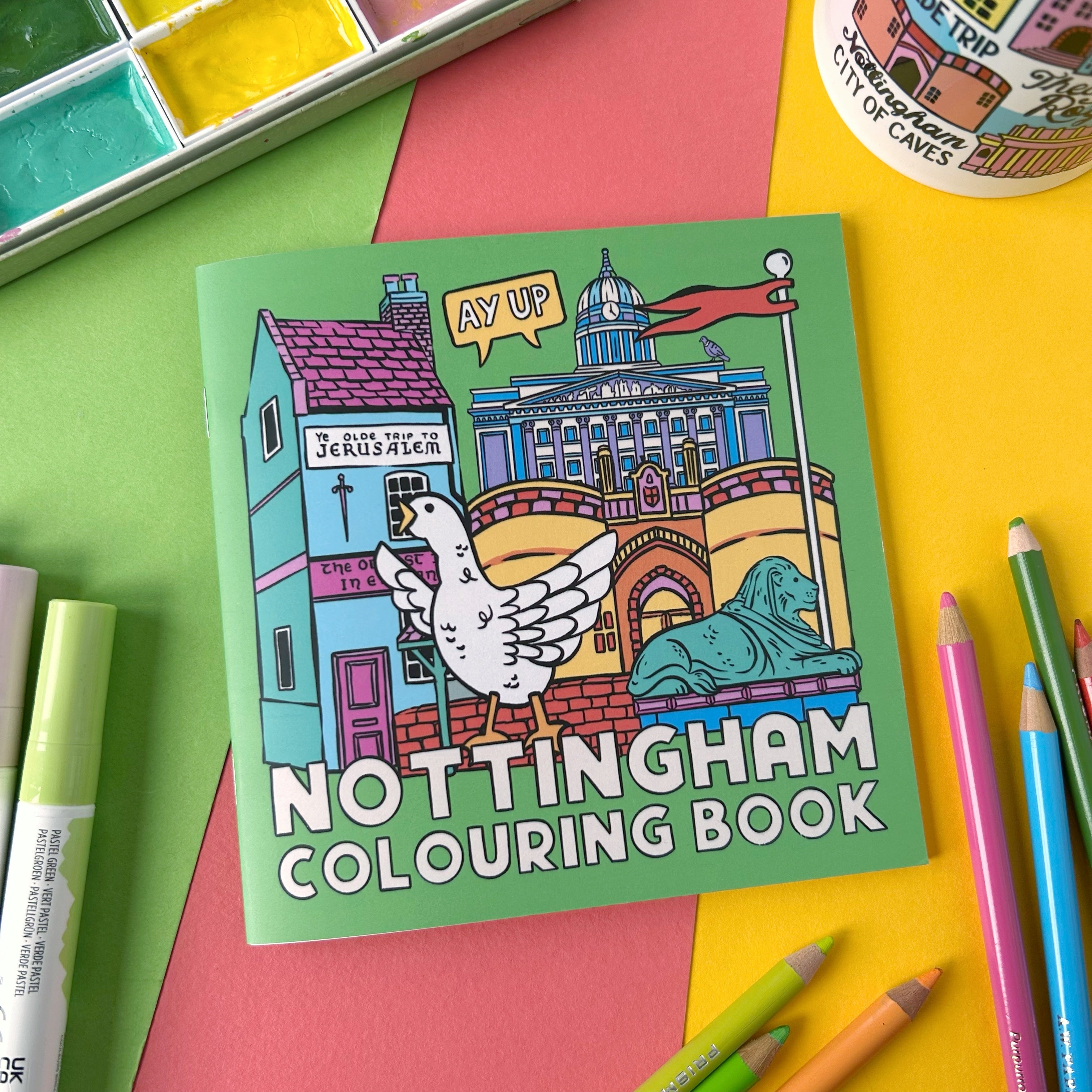 Nottingham Colouring Book – Handmade Nottingham