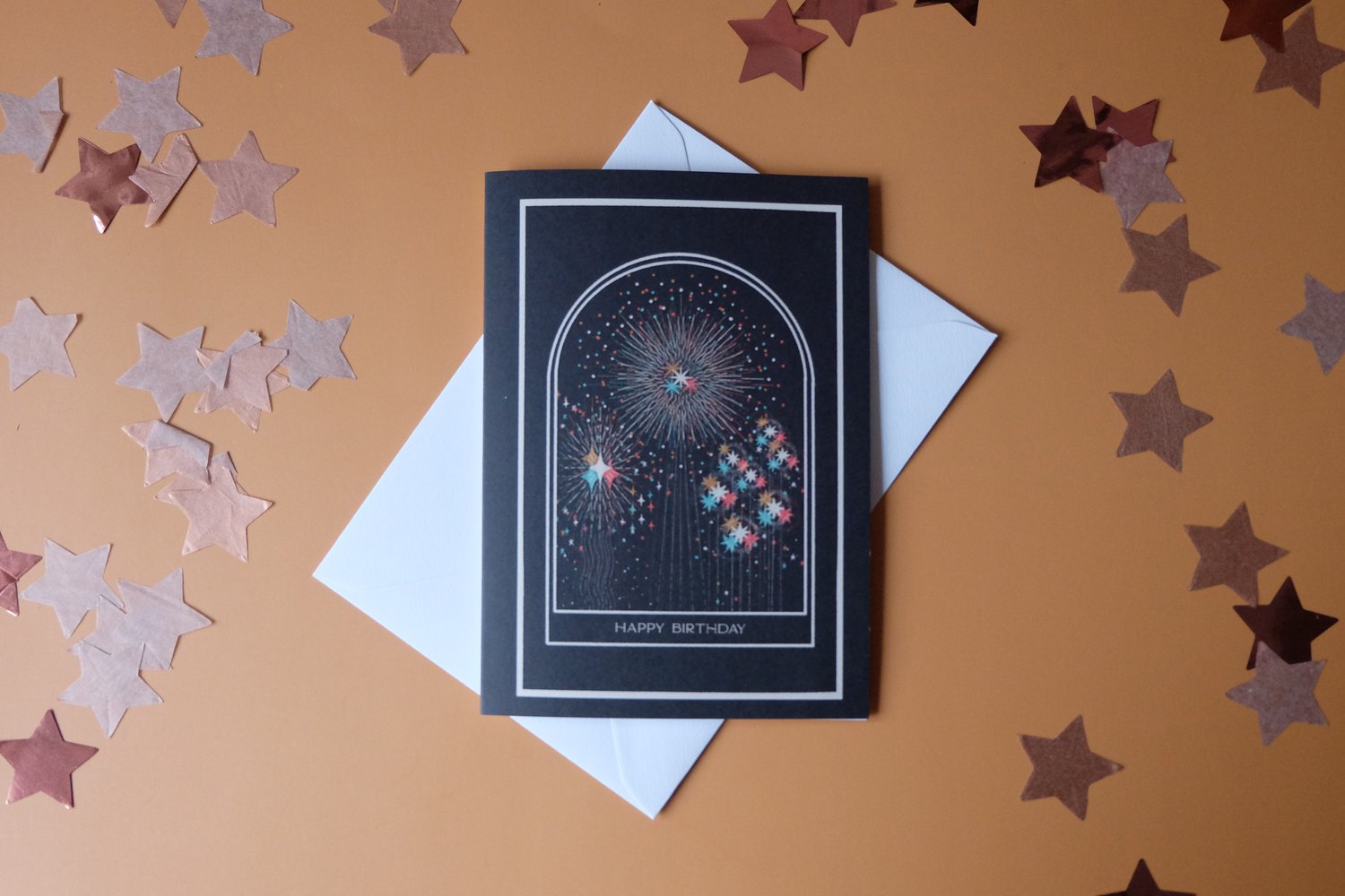 Firework Birthday Card – Handmade Nottingham