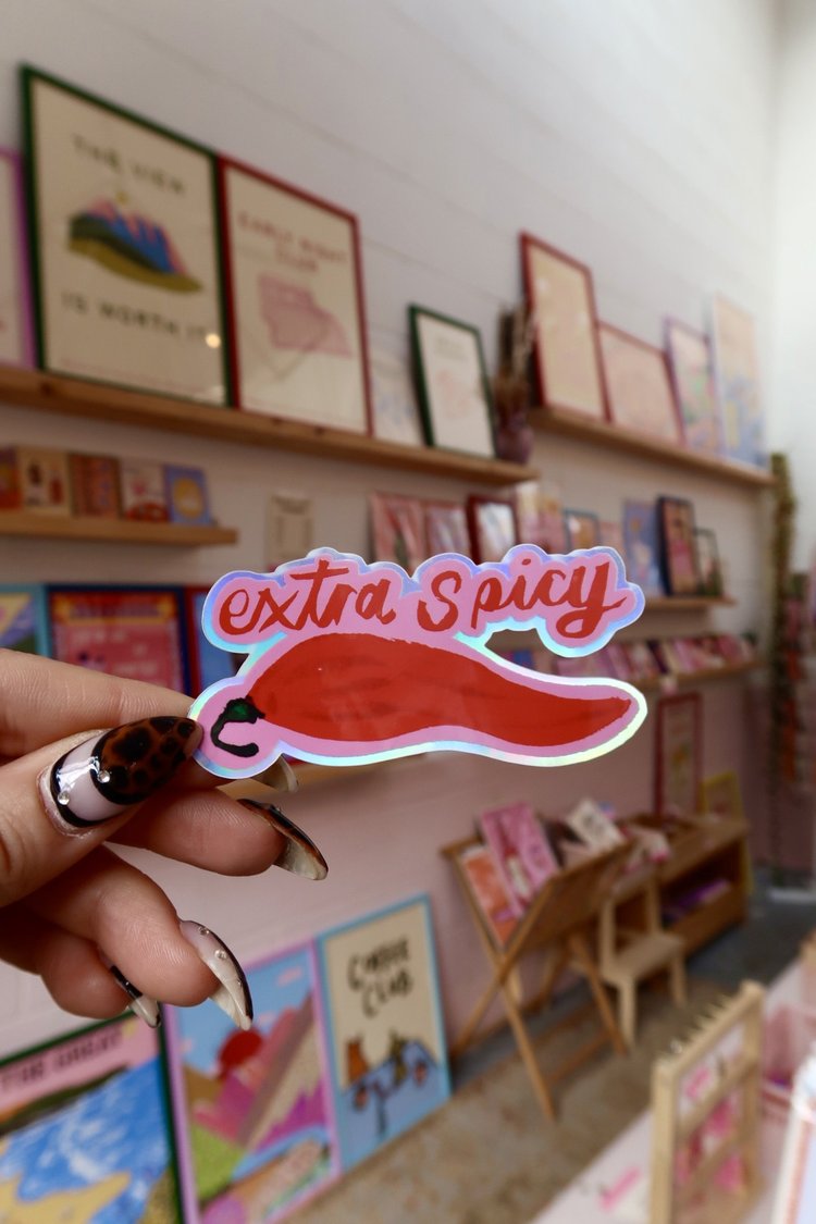 Extra Spicy Sticker – Handmade Nottingham