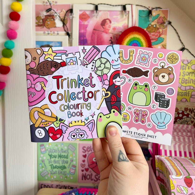 Trinket Collector Colouring Book – Handmade Nottingham