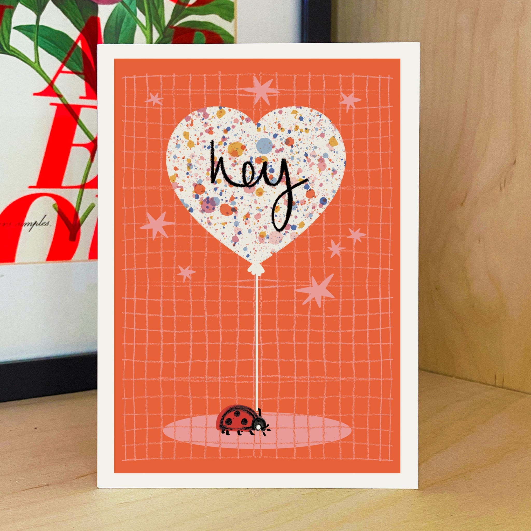 Hey Ladybird Card – Handmade Nottingham