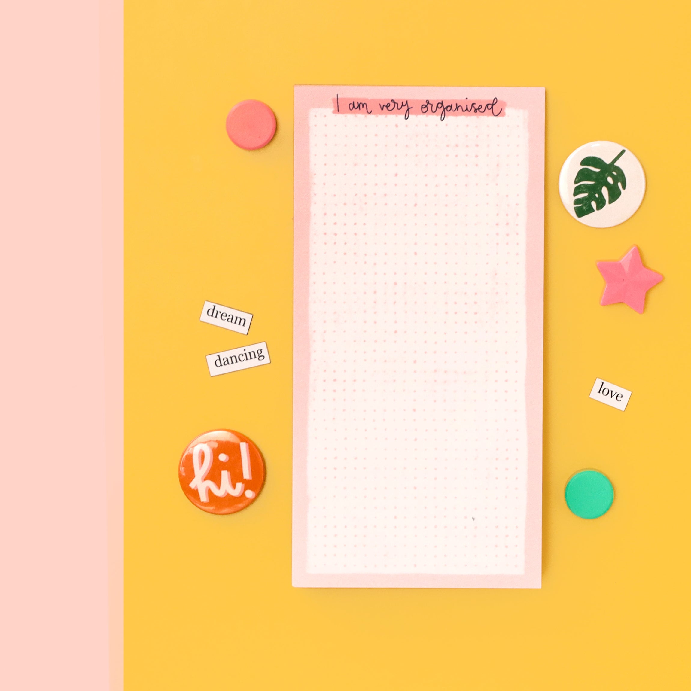 Magnetic To Do List - I Am Very Organised – Handmade Nottingham