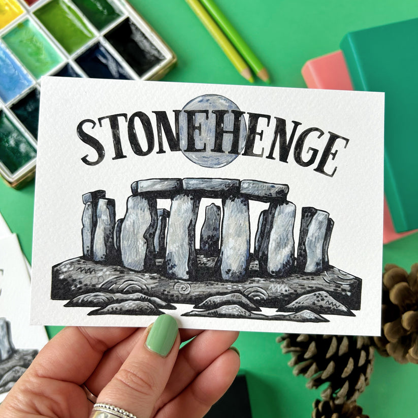 Stonehenge Postcard – Handmade Nottingham