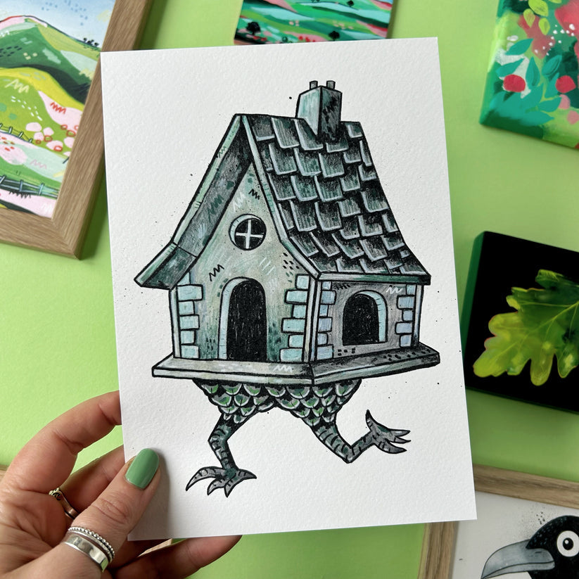 Baba Yaga Print – Handmade Nottingham