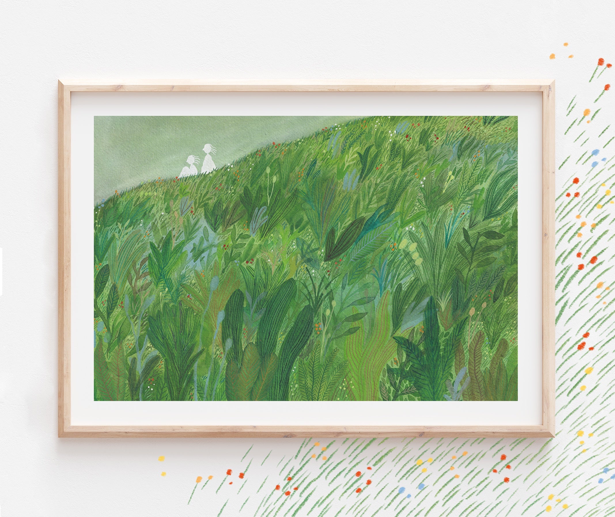 Walking Our Trail Print – Handmade Nottingham