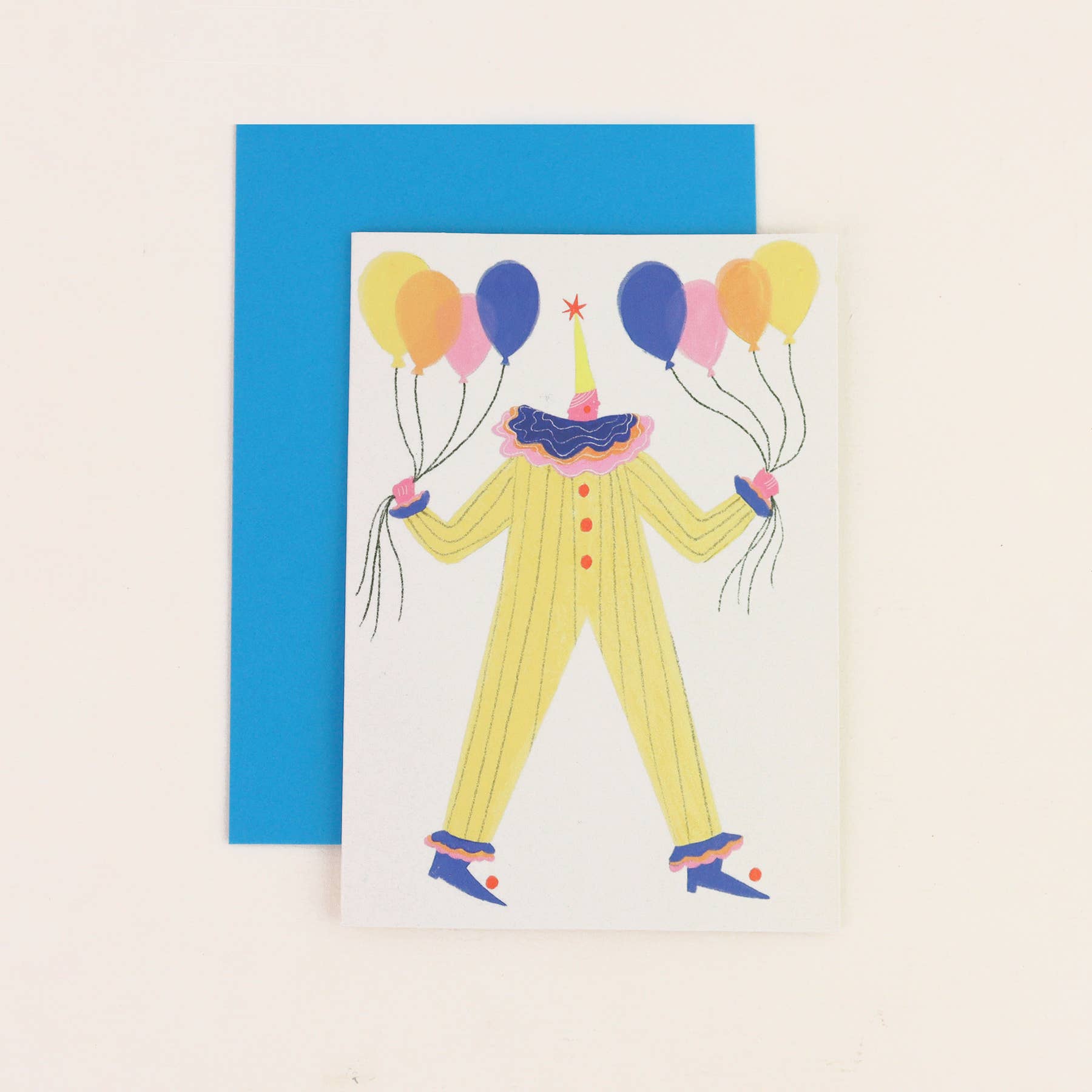 Circus Clown Birthday Card – Handmade Nottingham