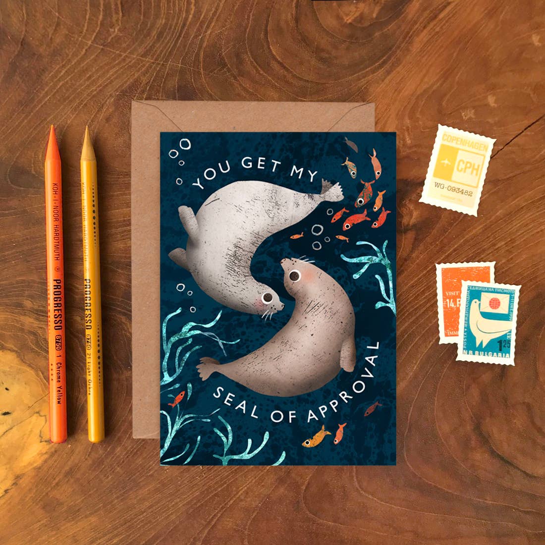 Seal of approval card – Handmade Nottingham