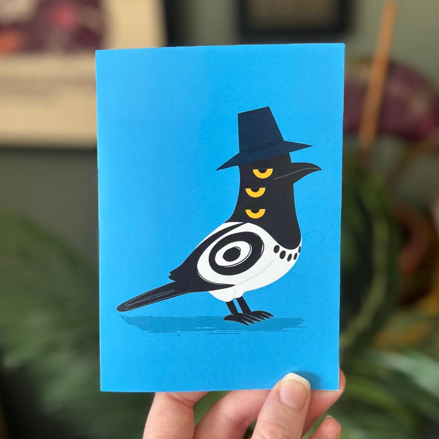 Magpie Card – Handmade Nottingham