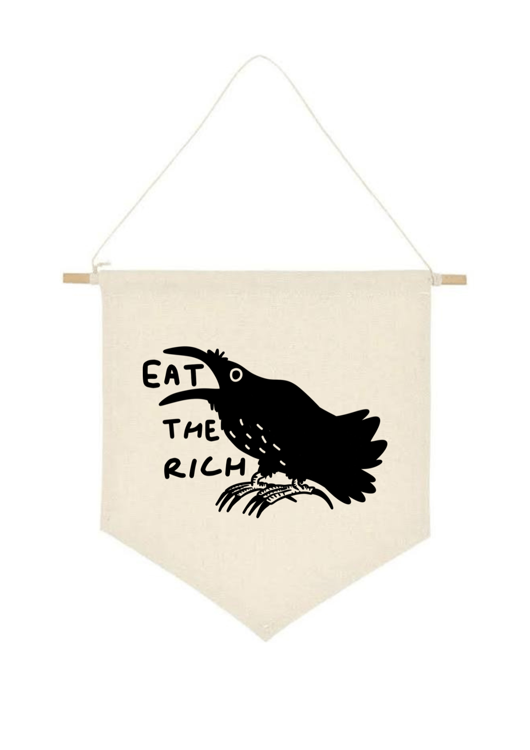 Eat the Rich banner – Handmade Nottingham
