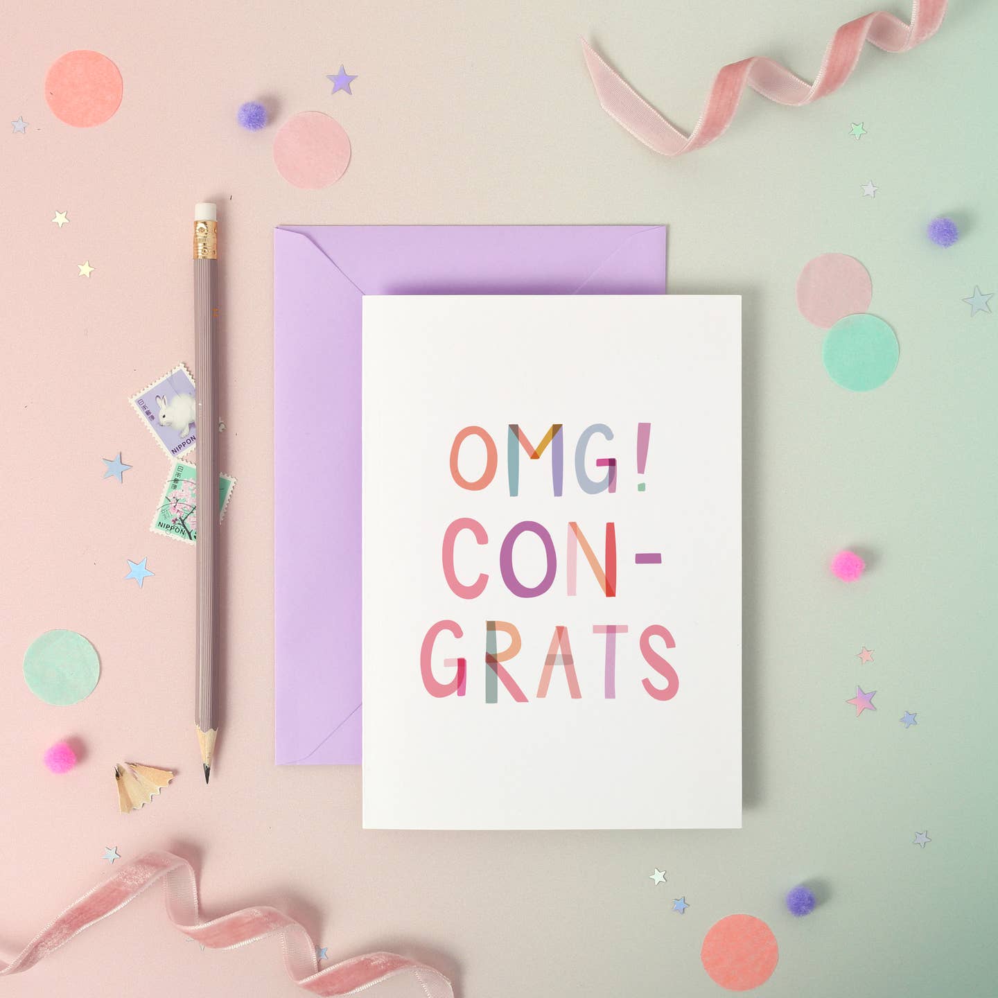 OMG Congrats Card – Handmade Nottingham
