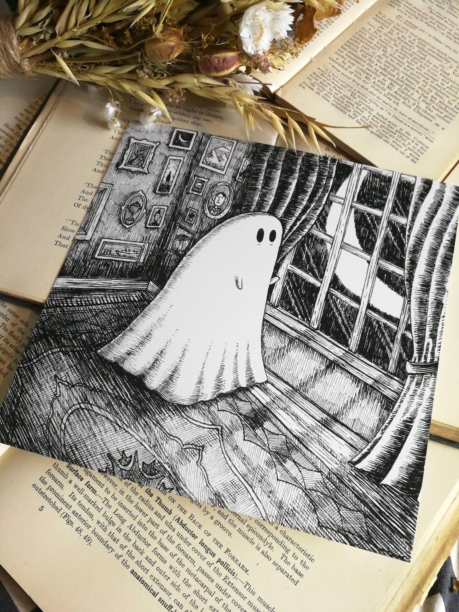 Lonesome Ghost Print – Handmade Nottingham
