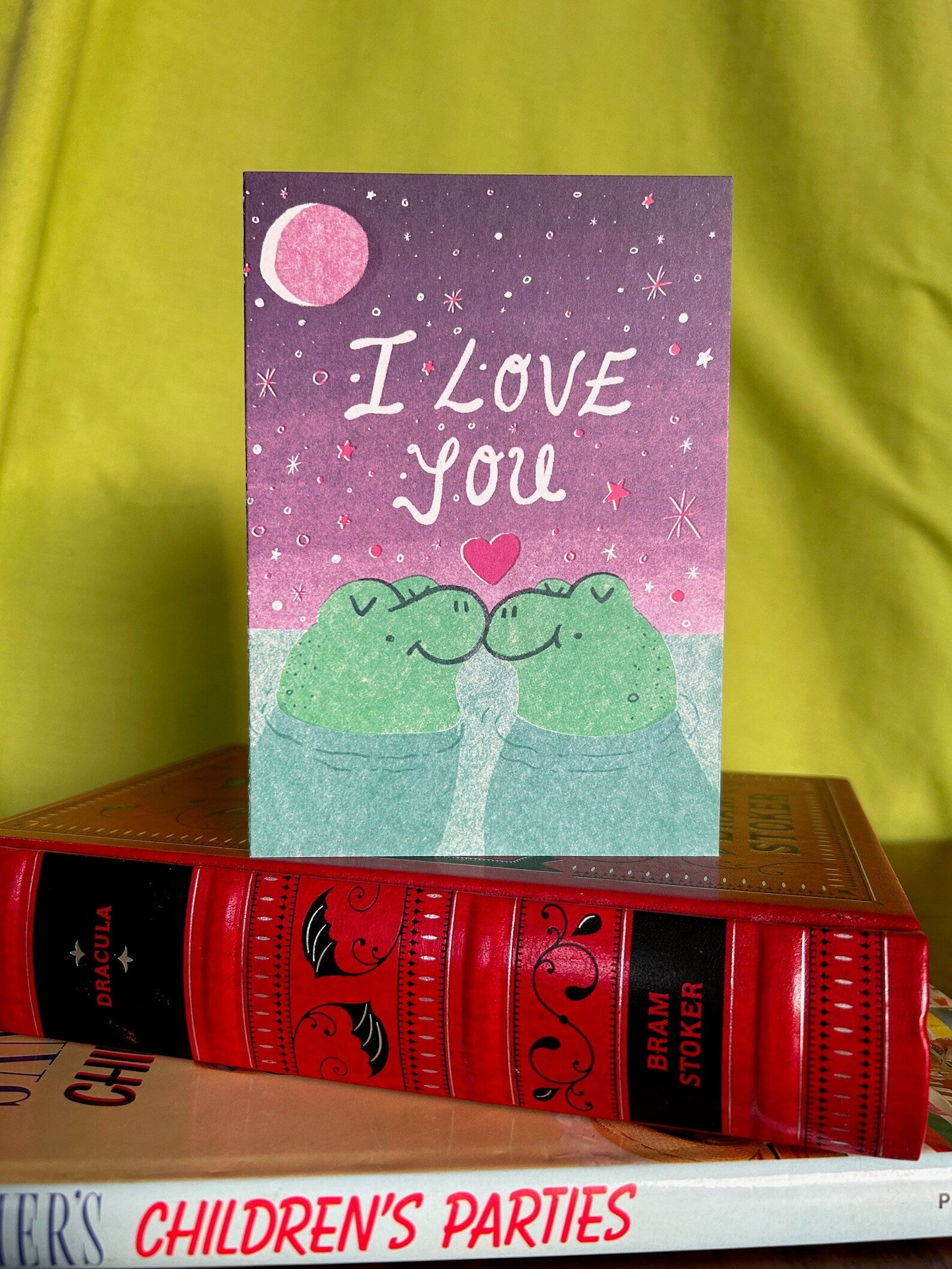 I Love You Frogs Card – Handmade Nottingham