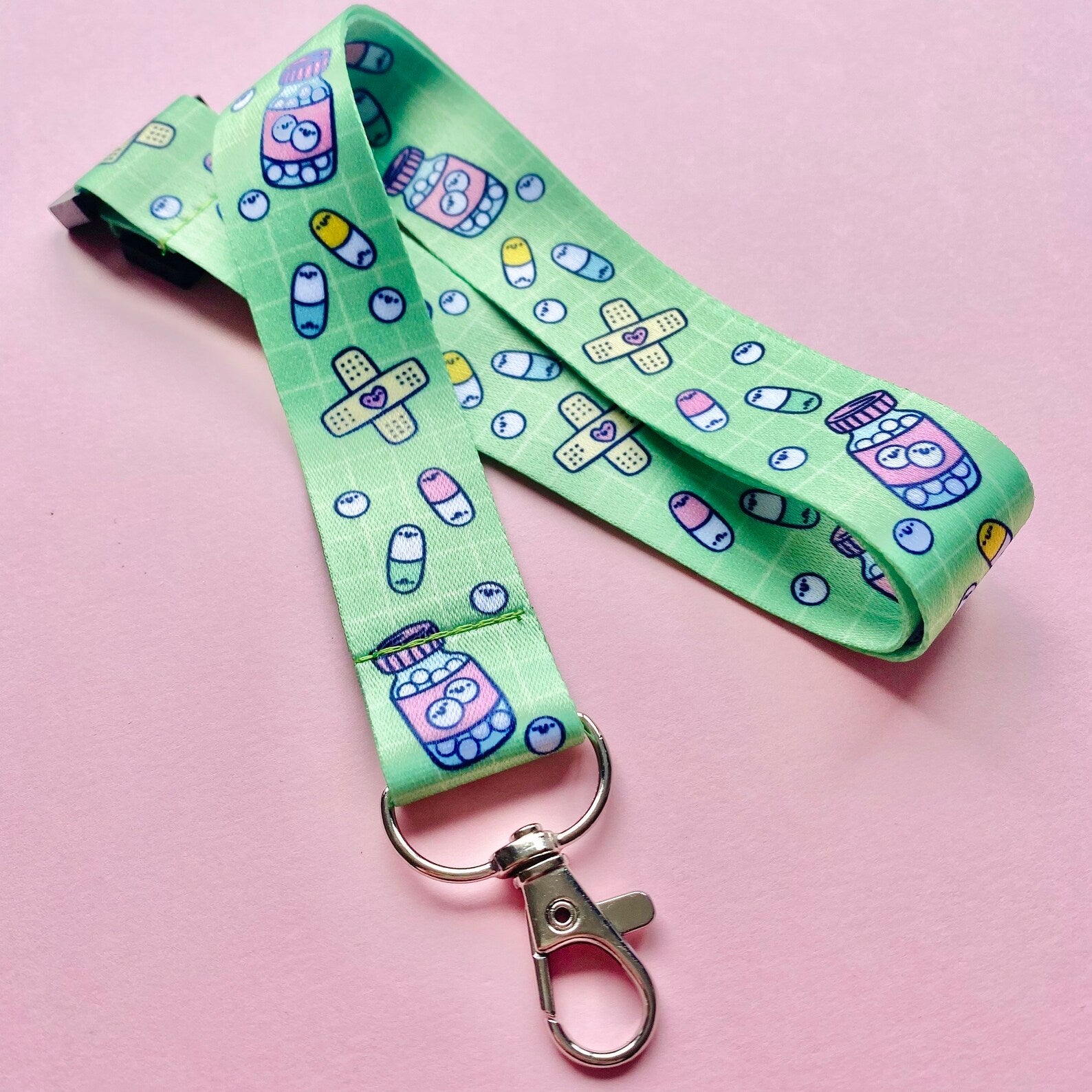 Happy Pills Lanyard – Handmade Nottingham