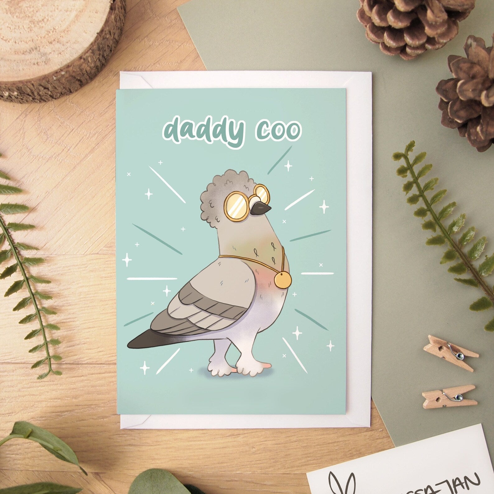 Daddy Coo Card – Handmade Nottingham