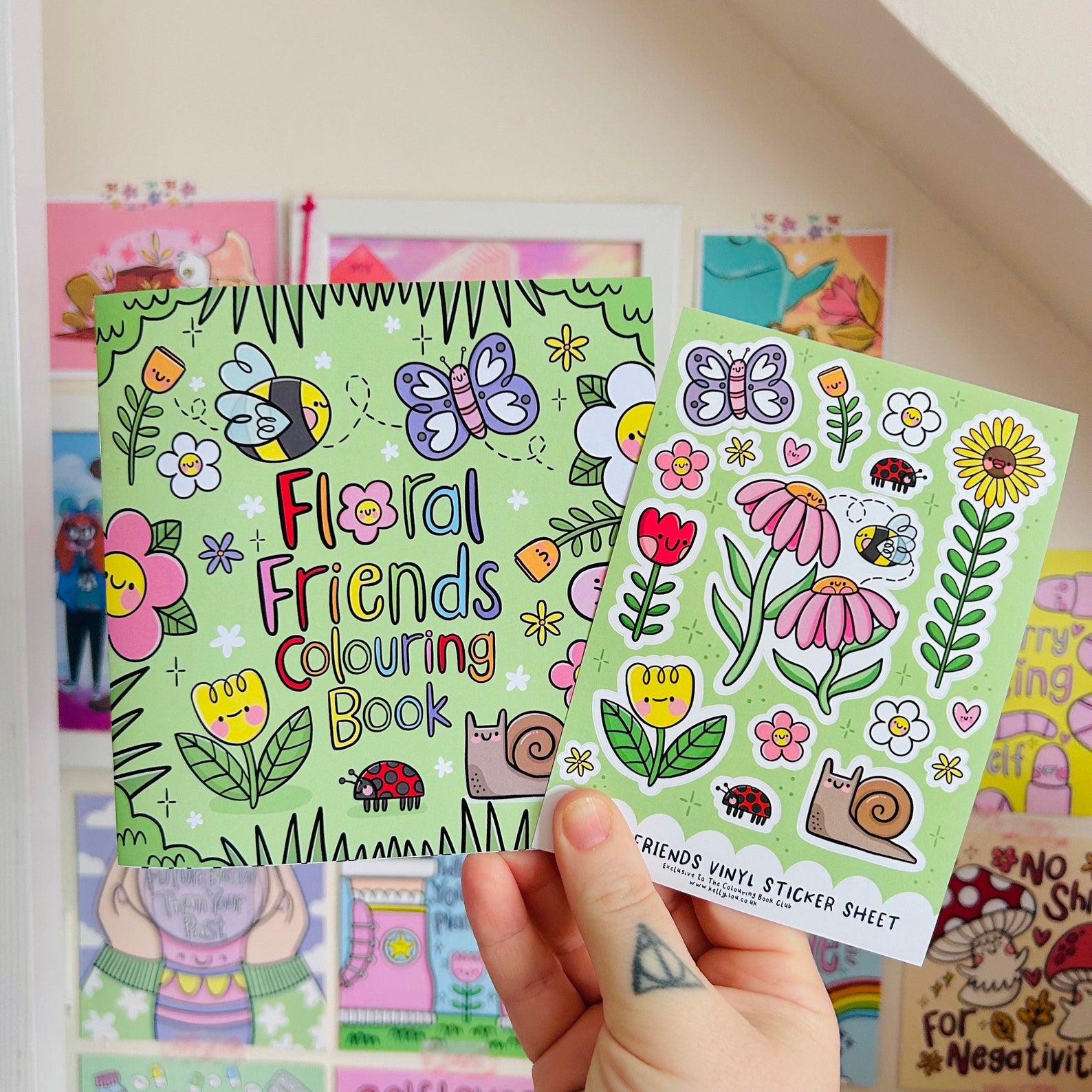 Floral Cuties - Colouring Book – Handmade Nottingham