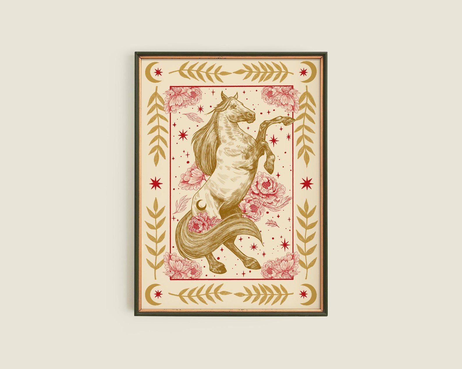 Year of the Horse A4 Print – Handmade Nottingham