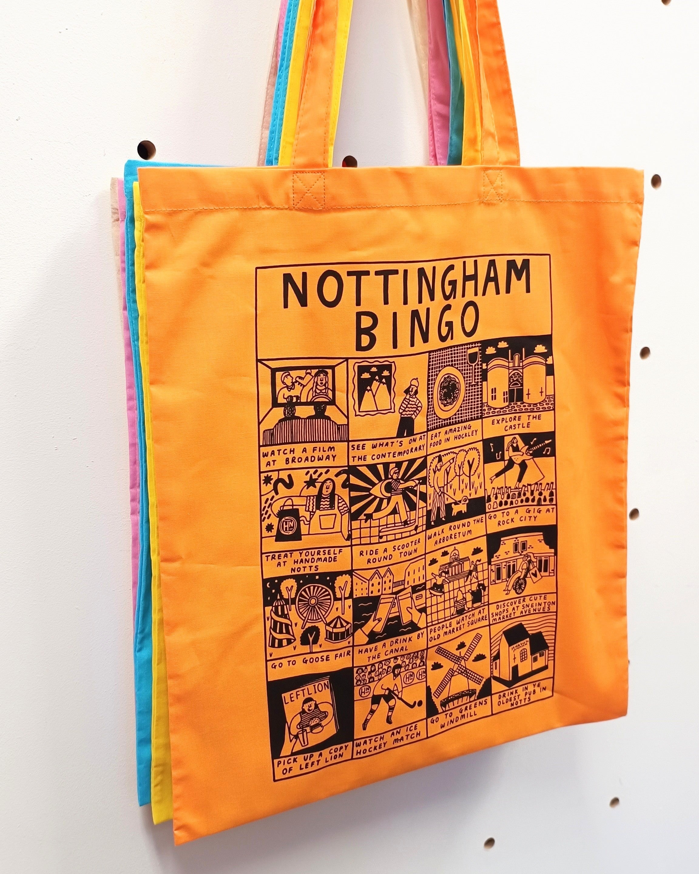 Nottingham Bingo Tote Bag – Handmade Nottingham