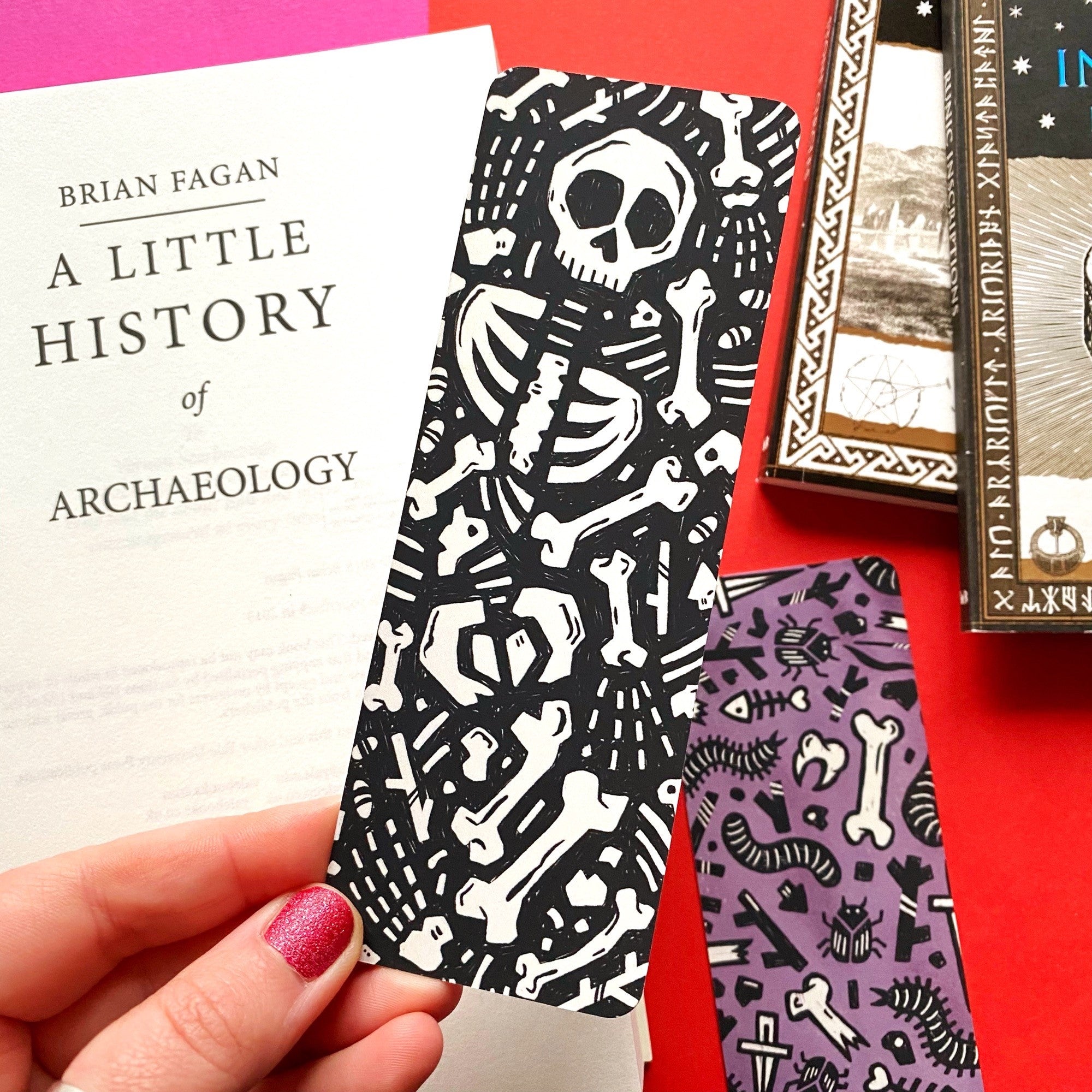 Archeology Skeleton Bookmark – Handmade Nottingham