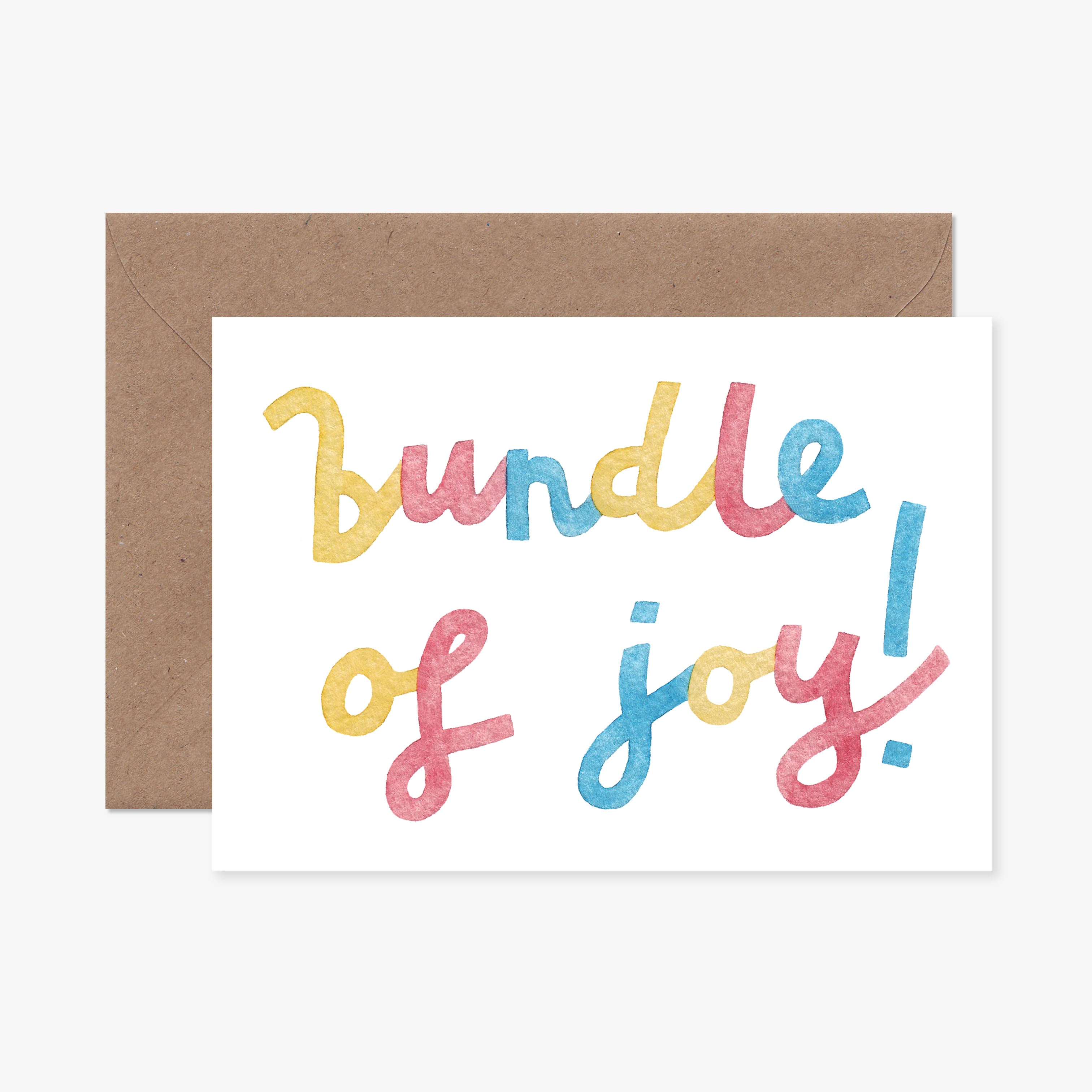 Bundle Of Joy Greeting Card – Handmade Nottingham
