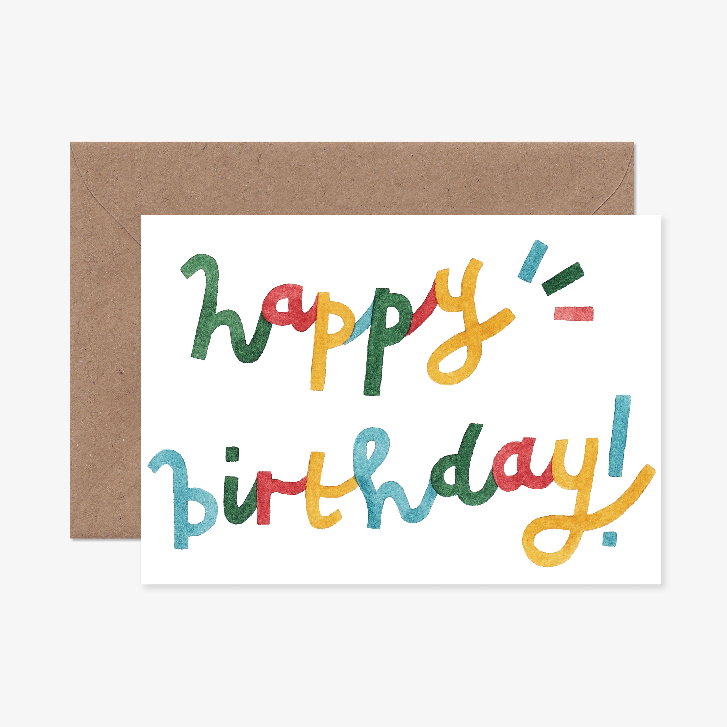 Happy Birthday Greeting Card – Handmade Nottingham