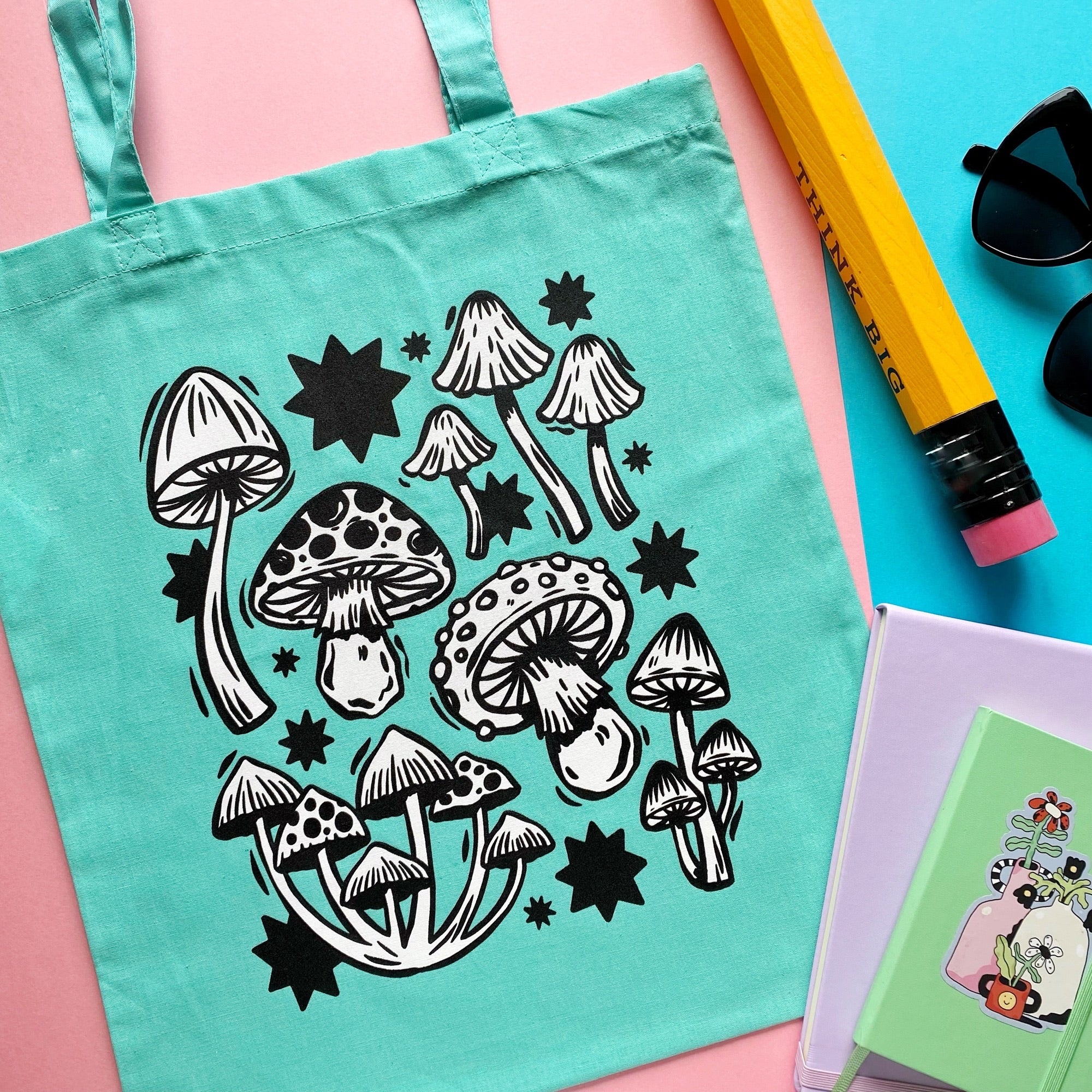 Mushroom Tote Bag – Handmade Nottingham