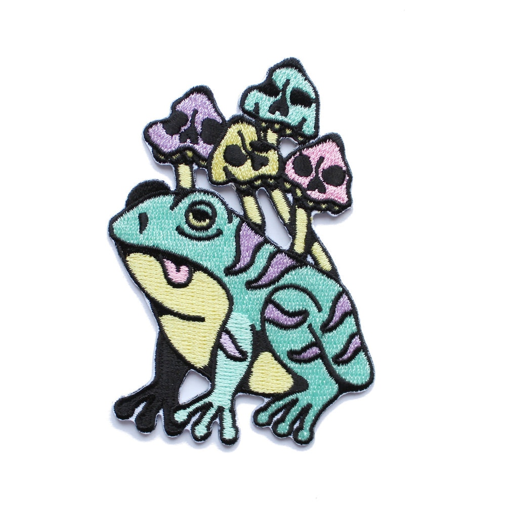 Mushroom Frog Patch – Handmade Nottingham