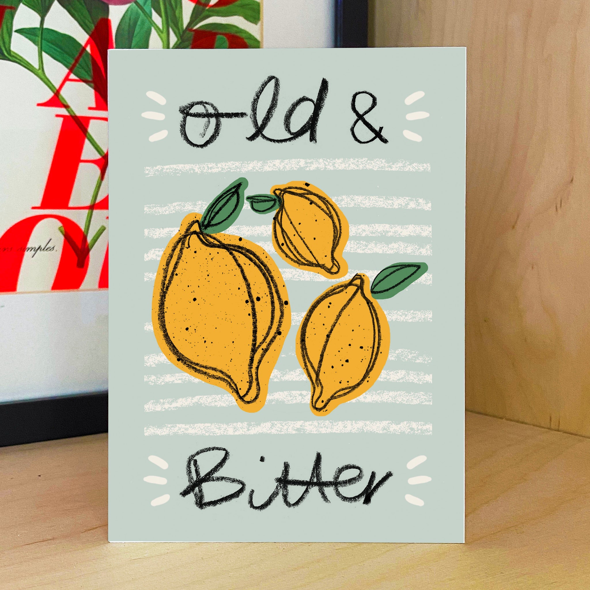 Old & Bitter Card – Handmade Nottingham
